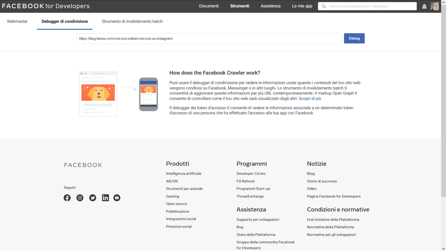 Facebook Debugger: come cambiare l'immagine di anteprima dei link
